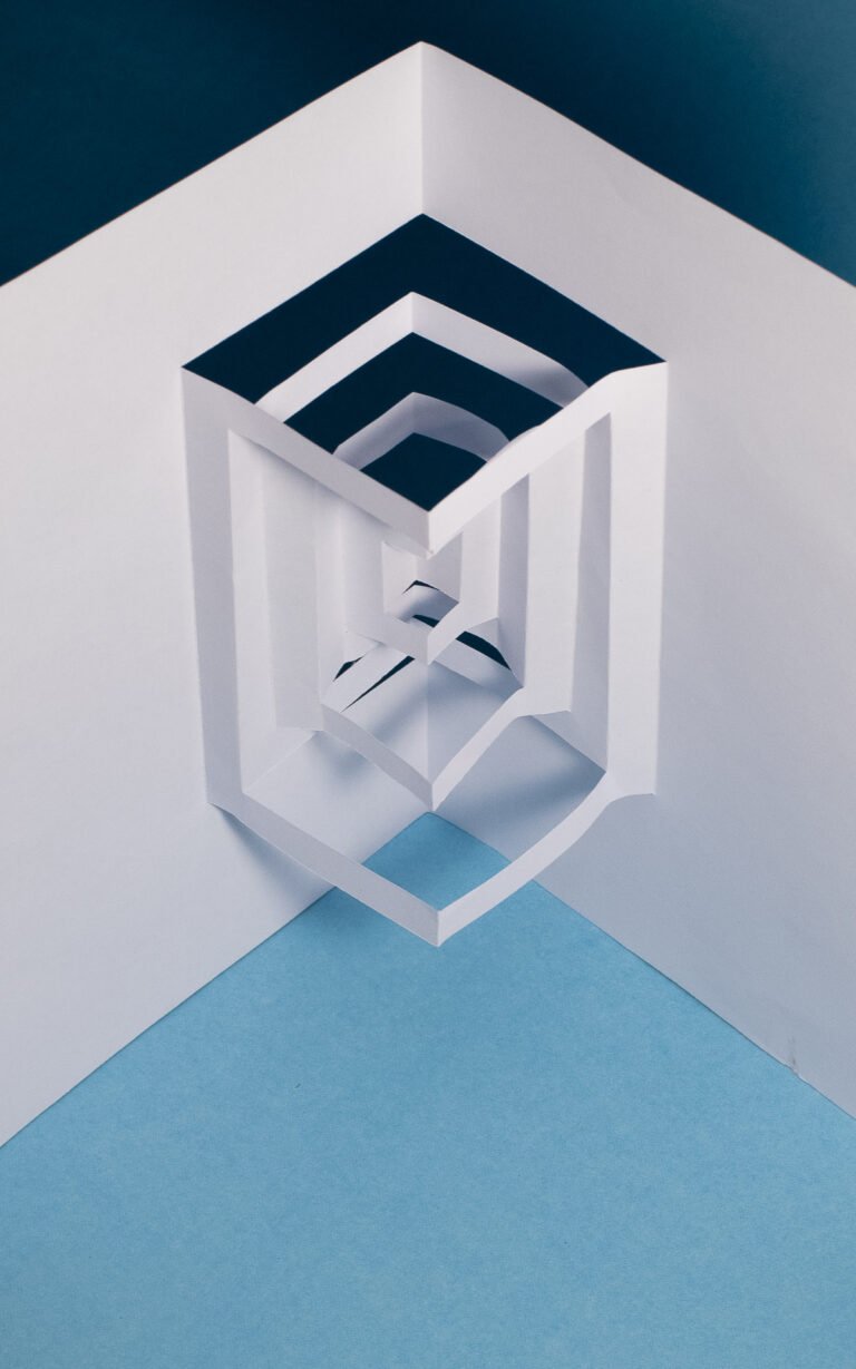 Day 4 - Abstract Paper Architecture - Pop Up Art - Bhram - Illusions